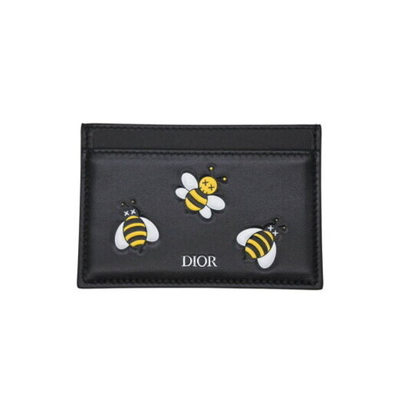 Dior | Bags | Christian Dior Kaws Collaboration Card Wallet Black ...